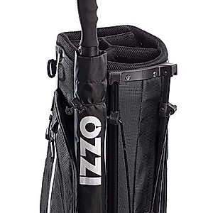 IZZO Ultra Lite Stand Bag, Black,Black/White 3.2 pounds