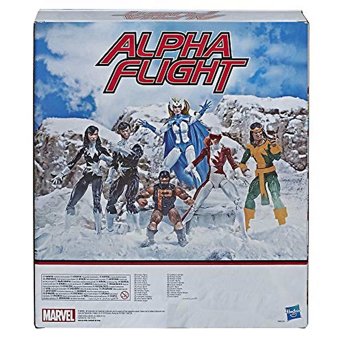 Marvel Classic Hasbro Legends Series Toys 6" Collectible Action 6 Pack Alpha Flight 6 Pack, 6 Figures with Premium Design, for Kids Ages 4 & Up (Amazon Exclusive)