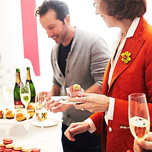 YINVA Dessert Cups 50Pcs Plastic Dessert Cups + 50Pcs Plastic Spoons Mini Dessert Cups 2oz/60ml Reusable Plastic Dessert Cup Dessert for Dessert Pudding Mousse Party