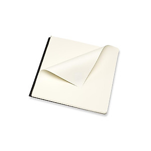 Moleskine Art Sketch Pad, Soft Cover, Square (7.5" x 7.5") Plain/Blank, Black, 48 Pages