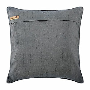 The HomeCentric Brown Throw Pillow Covers, Contemporary Geometric Pillow Cases, 12x12 inch (30x30 cm) Throw Pillow Cover, Jacquard Weave Square Pillows Cover, Optic Japanese Easter - Brown Origami