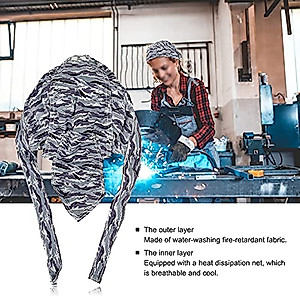 Welders Cap Helmet, Fire Head Protective Hat Adjustable Welding Safety Cap Breathable and Cool for Mechanical Operations, Metal Processing