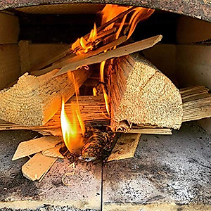 Veksun Fire Starters,Charcoal Starters Wood Wool Long Burning Natural Kindling for Fireplace,Campfire,Fire Pit, BBQ Grill,Wood Pellet Stove,Log Burner,Pizza Oven,Smokers 32 Pcs