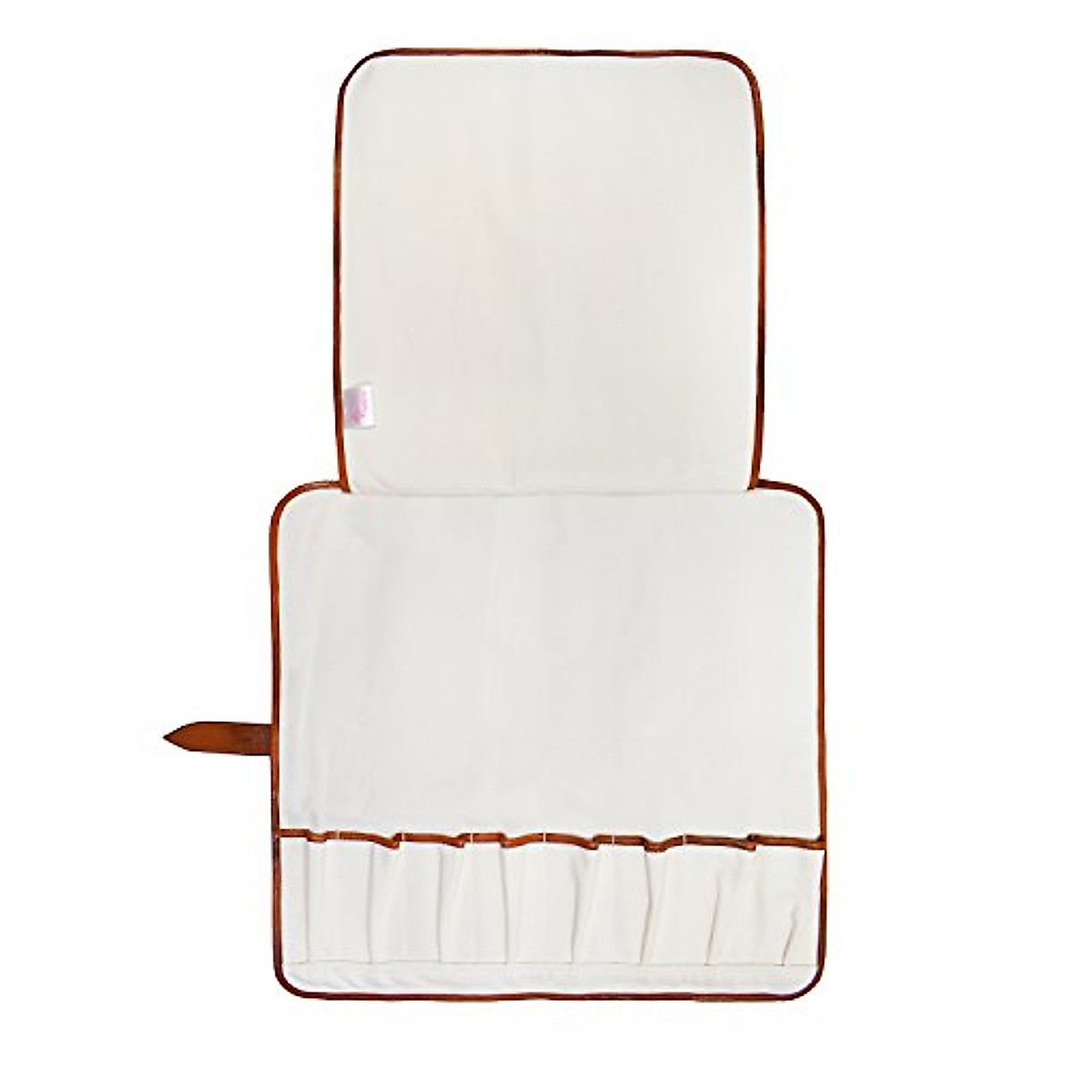 Boldric One Buckle Water Buffalo Leather Chef Knife Bag - Professional Grade Roll Travel Knife Case – 8 Tool Holder Slots For Knives Pens Pencils Spoons (Tan)