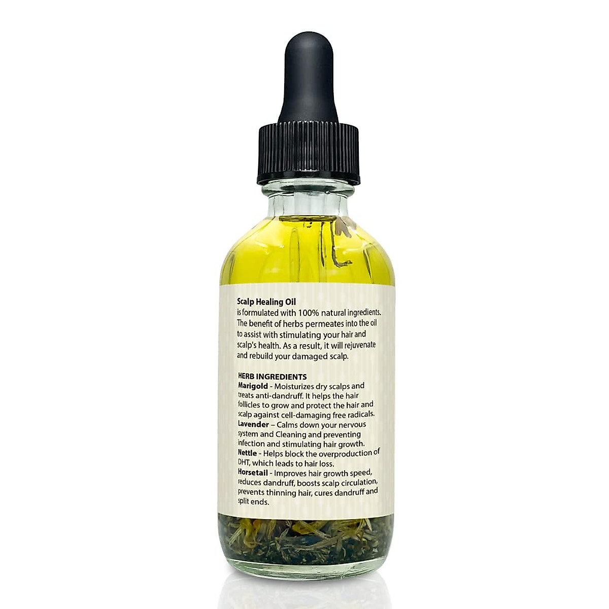 PERFECX Scalp Healing Oil [Herbal Infused, Ayurvedic] Marigold, Lavender, Nettle, Horsetail
