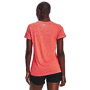 Under Armour Women's Tech Twist T-Shirt, (629) Beta/Pomegranate/Metallic Silver, Medium