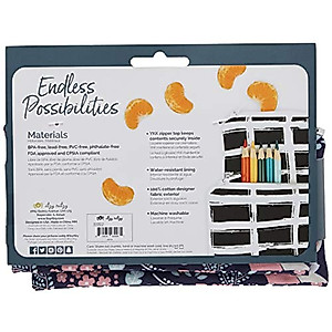 Itzy Ritzy Reusable Mini Snack Bags – 2-Pack of 3.5” x 7” BPA-Free Snack Bags are Food Safe & Washable for Storing Snacks, Pacifiers and Makeup in a Diaper Bag, Purse or Travel Bag, Fox Hollow