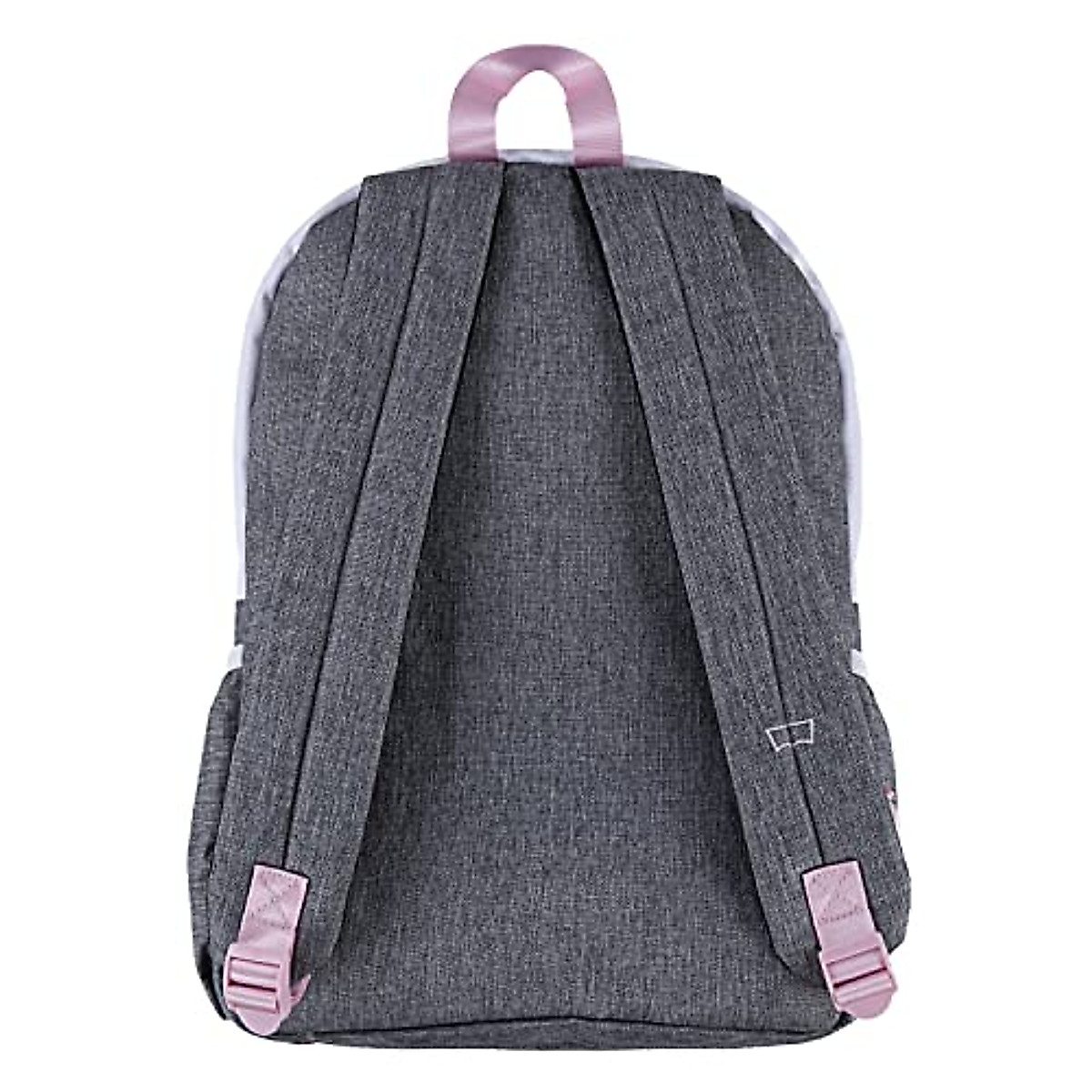Levi's Unisex-Adults Classic Logo Backpack, Grey/Pink, One Size