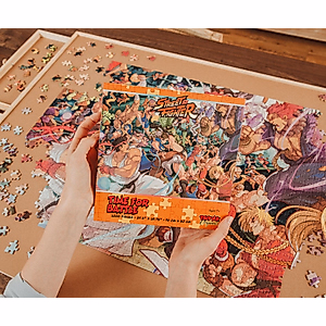 Toynk Street Fighter Time for Battle 1000-Piece Jigsaw Puzzle for Adults | Brain Teaser, Educational Developmental Toys & Games, Building Kit Activities to Encourage Creative Play | 28 x 20 Inches