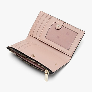 Kate Spade New York Spencer Small Slim Bifold Wallet Black One Size