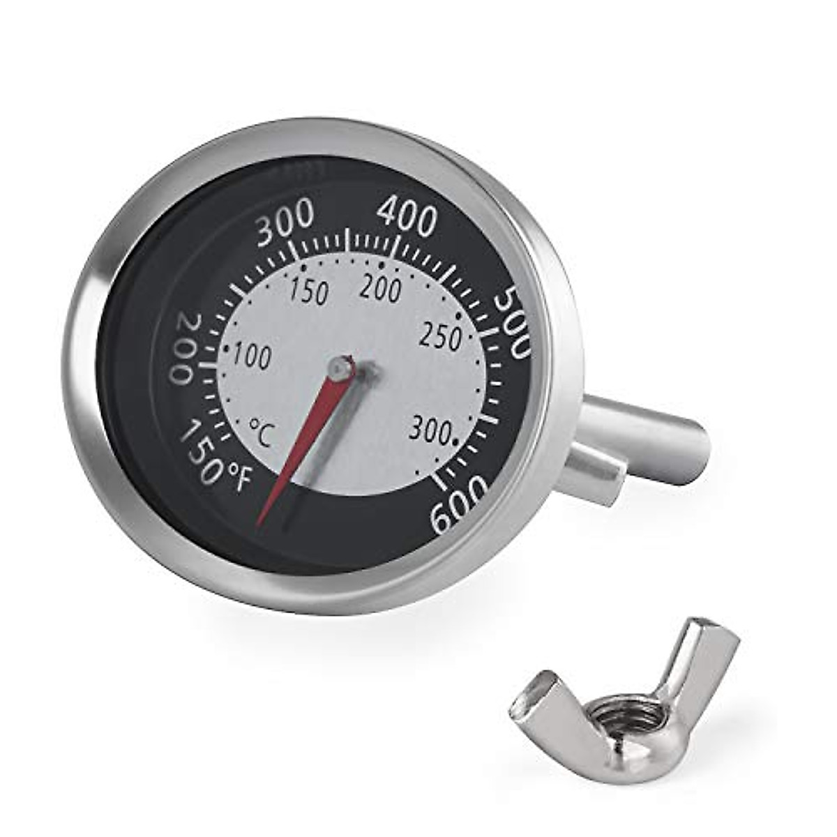 GASPRO Accurate Grill Thermometer Replacement for Weber Q1200, Q2200 Grills, Durable Stainless Steel, Install Easily, Part #60070