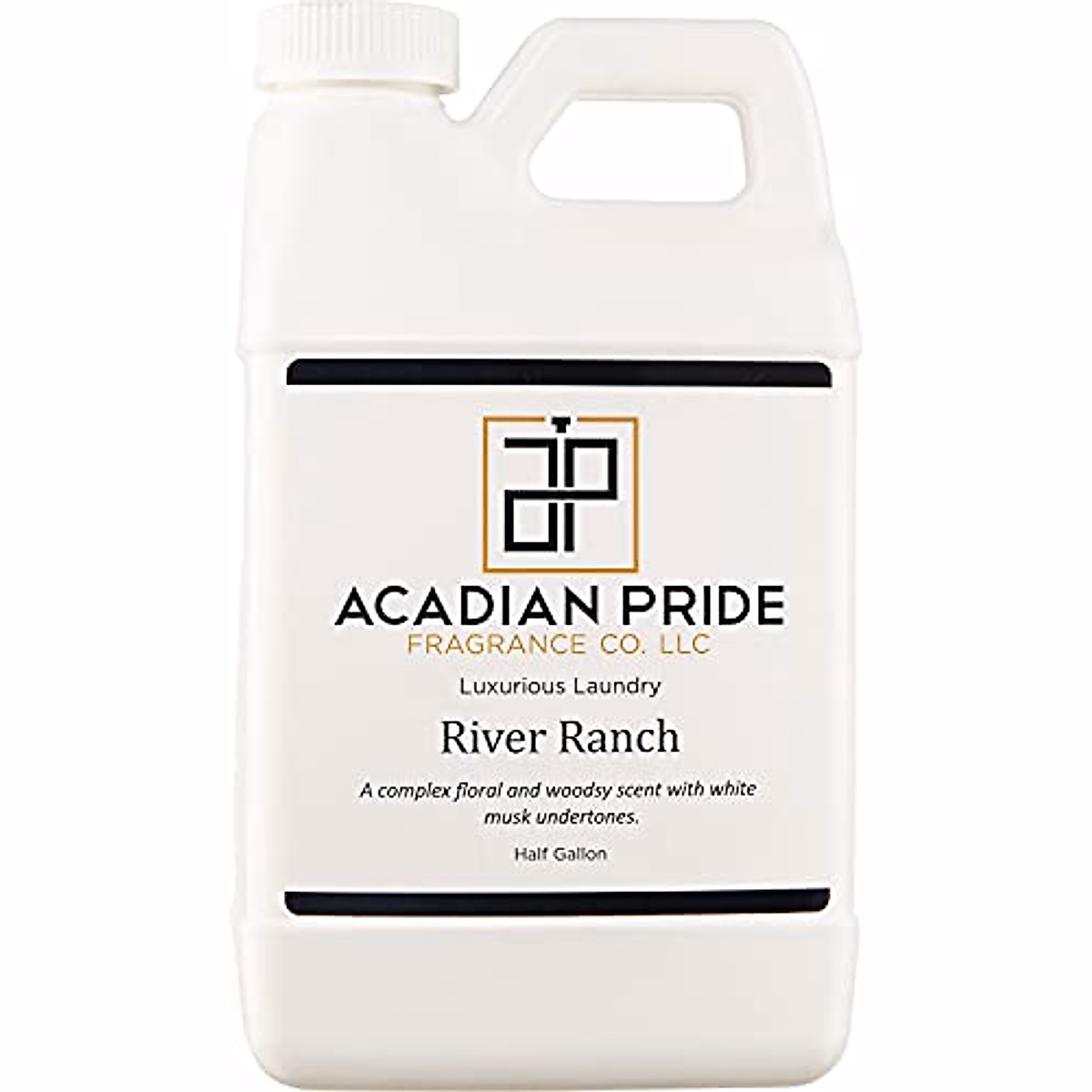 ACADIAN PRIDE FRAGRANCE CO Luxurious Wash Laundry Detergent (River Ranch) 1/2 Gallon/64 oz