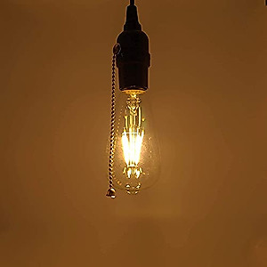 Mii-PWR Solar Pendant Lights, SWAN Solar Powered Shed Light for Garage and Storage Room, Warm White, 26ft (8m) Cable, Can Work in Daytime for Barn Gazebo Patio Porch Balcony Chicken Coop…