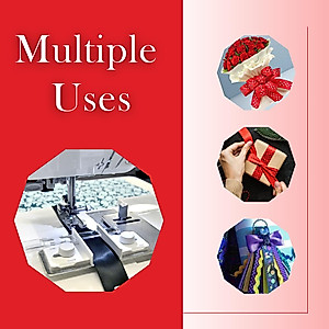 Grosgrain Polka Dot Ribbon for Gift Wrapping, Hair Bows & Party Decorations - 5/8" x 10 Yards, Perfect Easter Ribbon for Spring Crafts, Multi-Purpose Festive Ribbon [Sea Green]