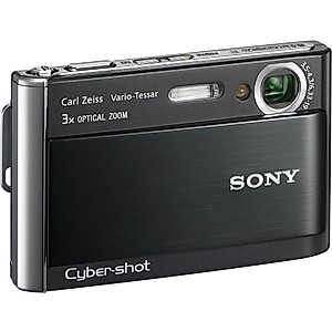 Sony Cybershot DSC-T70 8.1MP Digital Camera with 3x Optical Zoom with Super Steady Shot Image Stabilization (Black)