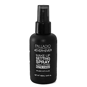 Palladio 4 Ever and Ever Make Up Setting Spray, Longlasting, Instantly Sets and Secures Makeup for All Day Wear (Matte Finish), 100 ml