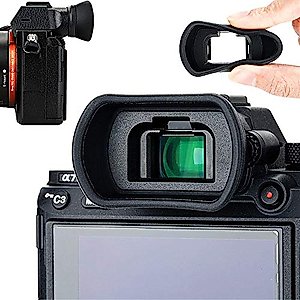 Soft Silicon Camera Viewfinder Eyecup Eyepiece Eyeshade for Sony A7RIV A7RIII A7III A7SII A7RII A7II A7S A7R A7 A9II A9 A58 A99II Eye Cup Protector Replaces Sony FDA-EP18 FDA-EP16 FDA-EP15