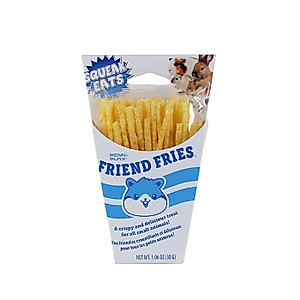 Penn-Plax Squeak Eats: Friend Fries â€“ Crispy and Delicious Treat for All Small Animals â€“ 1 Count