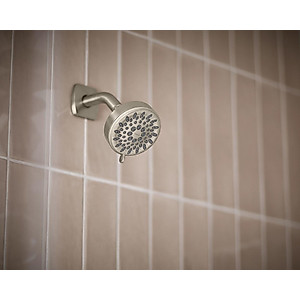 Moen 209W0SRN Ignite Five-Function 3-3/4" Diameter Spray Head Wallmount, Spot Resist Brushed Nickel