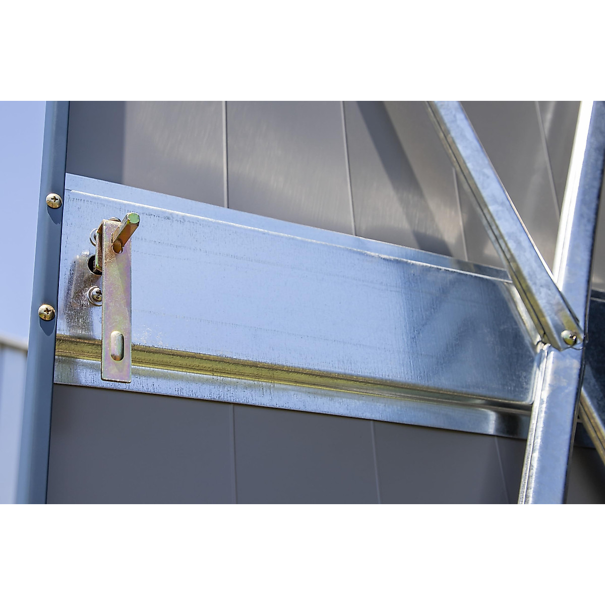 Arrow Sheds 6' x 4' Outdoor Steel Storage Shed, Blue