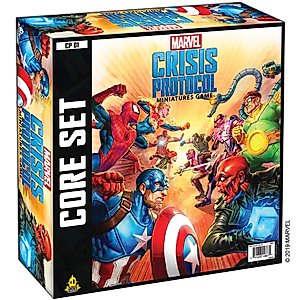 Marvel Crisis Protocol Core Set | Miniatures Battle Game | Strategy Game for Adults and Teens | Ages 14+ | 2 Players | Average Playtime 90 Minutes | Made by Atomic Mass Games