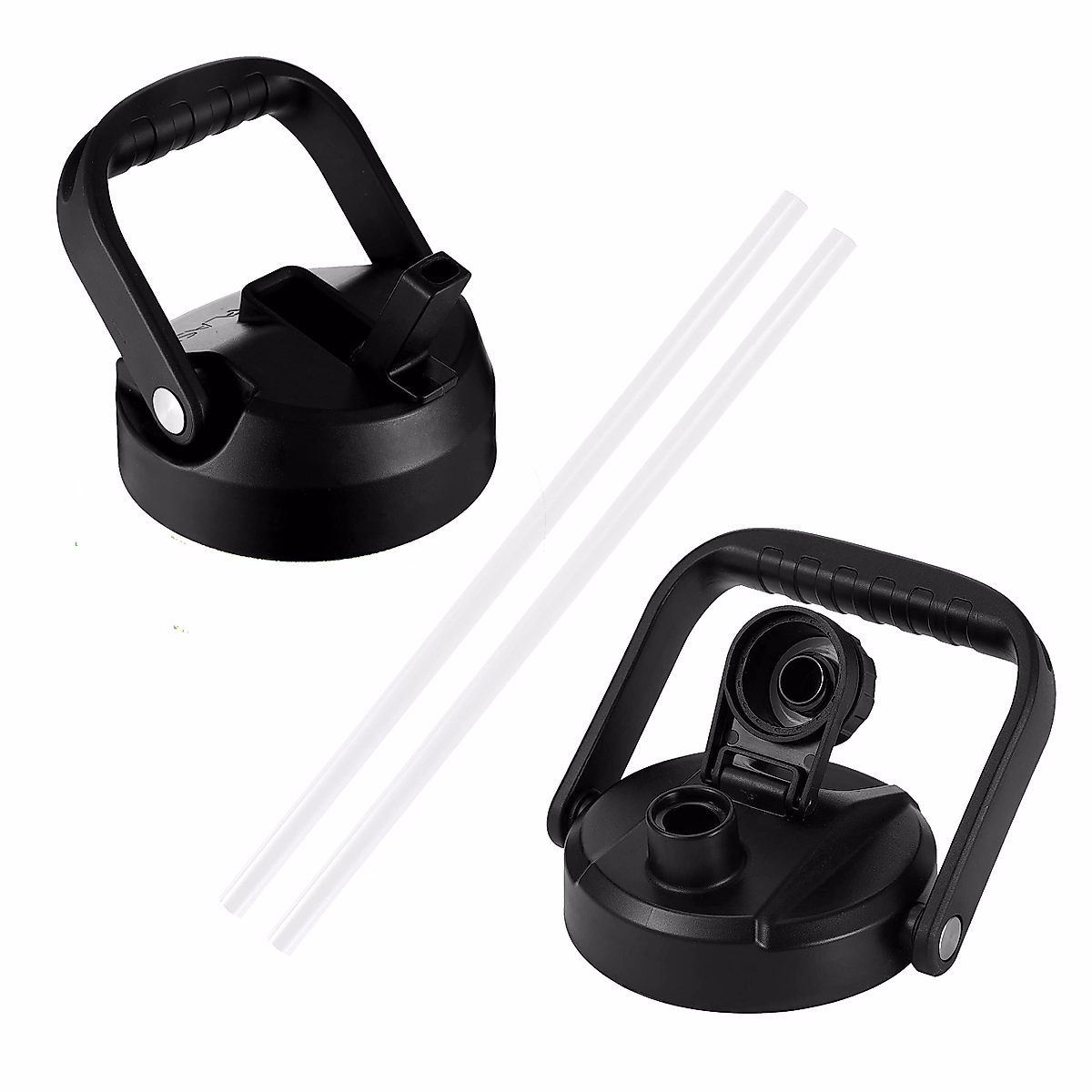 IRON °FLASK Sports Water Bottle - Gallon Series - 2 Lids (Straw and Spout), Leak Proof, Vacuum Insulated Stainless Steel, Double Walled, Thermo Mug, Metal Canteen Jug Growler - Dark Night, 128 Oz