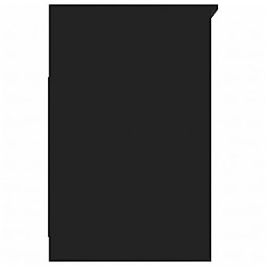 MAXCBD Nightstand Bedside Table Drawer Cabinet Drawer Cabinet Black 15.7"x19.7"x29.9" Chipboard Easy to Maintain and Clean Storage Tower Dresser