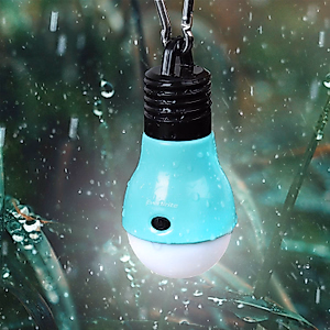 EverBrite 3-Pack Camping Lights - 3 Lighting Modes, Portable LED Bulbs Ideal for Kids’ Adventure Activities, Backpacking, Camping, Picnic, Emergency and More, 3 x AAA Batteries Included