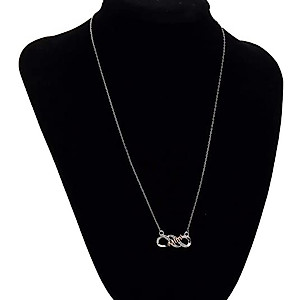 LQRI Mimi Necklace Thank You Mimi Gifts Thank You For Being My Mimi Infinity Necklace Best Mimi Ever Gift Mothers Day Jewelry Gifts for Grandma Mimi (silver)