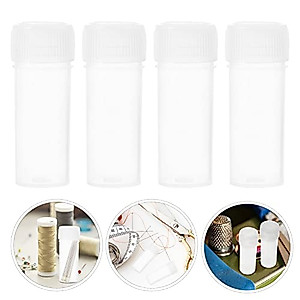 50Pcs Sewing Needles Storage Tube Transparent Plastic Needle Storage Container Embroidery Sewing Needle Case Toothpick Holder for DIY Craft Needlework Tool