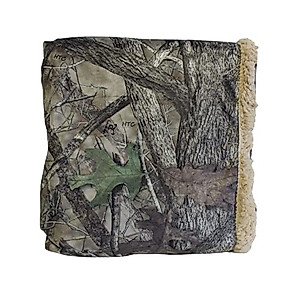 True Timber Camo - Blanket, Camo, Velvet, Luxury Berber Throw, Solid, 50 x 60inches, Machine Washable Reversible Super Soft Camouflage Design Warm and Cozy Camping Home