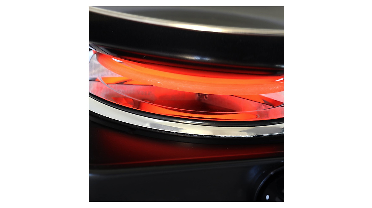 MegaChef Portable Dual Coil Burner Cooktop – Compact & Lightweight