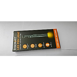 RISEMART Pen Light for Nurse, Rechargeable LED Medical PenLight, Warm/Cool White & Stepless Dimming, Portable Medical PenLight for Nurse, Doctor, First Aid, EMT, Nursing,Nursing Student (Black)