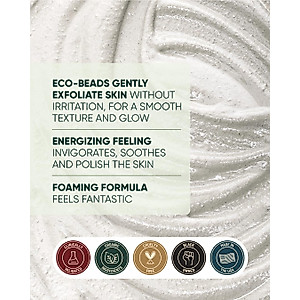 Buttah Skin by Dorion Renaud Tea Tree & Aloe Exfoliating Scrub 3oz - Multi-Tasking Cleanser - Tea Tree Oil & Kaolin Clay Treatment - Naturally Based Skin Care for Men & Women - Black-Owned Skincare