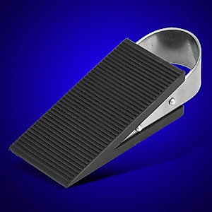 TOSEN 1Pc Rubber Stainless Steel Door Stop Wedge Block Stopper Safety Protector, Ideal for Home and Office,Door Stop, Wedge, and Block