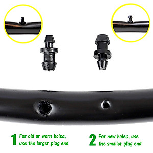 Drip Irrigation Plugs (50 pcs) and Hole Punch Tool (1 pcs): Goof Plugs for Hose or Tubing End Caps - Puncture to Insert Fittings and Parts