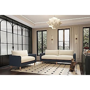 Sunrise Coast Accent Chair 45" Living Room Armchair 1.5 Seater Sofa Upholstered Couches for Living Room