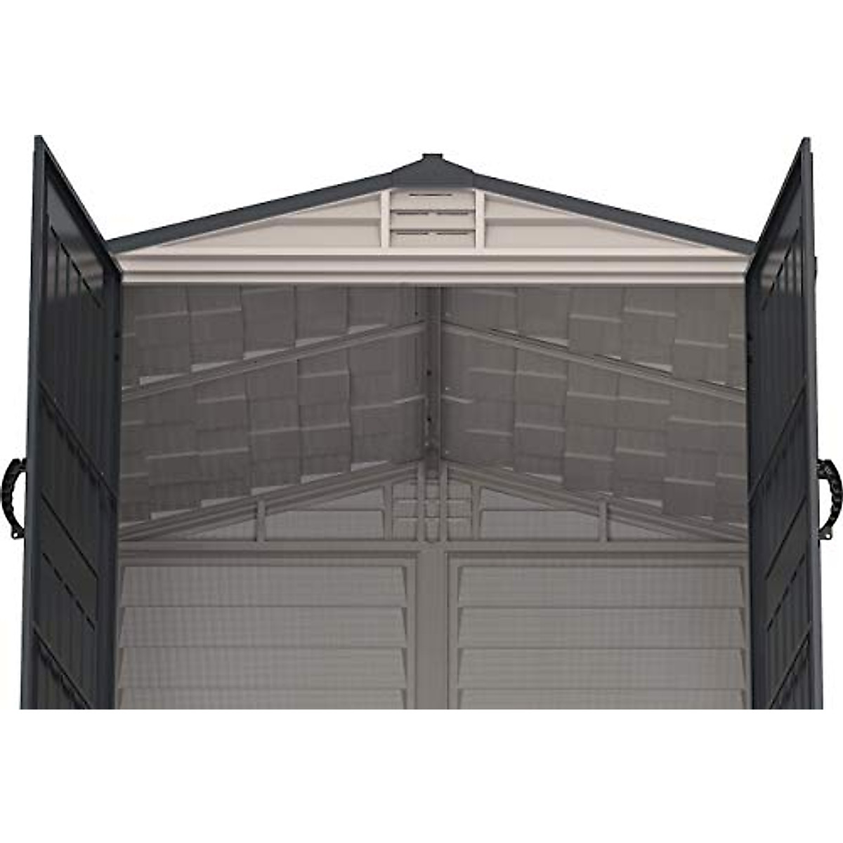 Duramax 30425 Storemate Plus Outdoor Storage Shed, Gray/Dark Gray