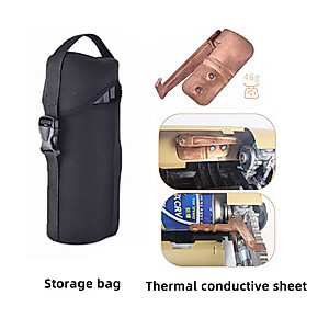 BRS Foldable Portable Butane Stove 2670W Camping Stove Outdoor Gas Stove with Storage Bag Thermal Sheet Adventure suitable for Picnic/Backpacking Hiking/Home Travel (BRS-99 Green)