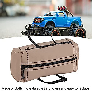 EVGATSAUTO RC Car Luggage Carry Bag, RC Mini Luggage Bag Cloth Easy to Use for Decoration (Khaki)