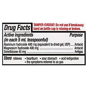 Equate - Antacid/Anti-Gas Liquid - Maximum Strength, Cherry Flavor, 12 fl oz (Pack of 2)