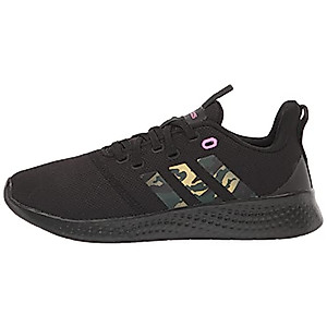 adidas Women's Puremotion Running Shoe, Core Black/Green Oxide/Pulse Lilac, 10