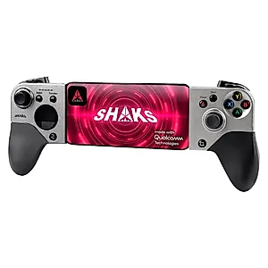 SHAKS S5i Big Handle Wireless Gamepad Controller for Android, Windows, iOS and Supporting X-Cloud, Stadia, Geforce - Portable Mobile Game Controller, Powered by Qualcomm