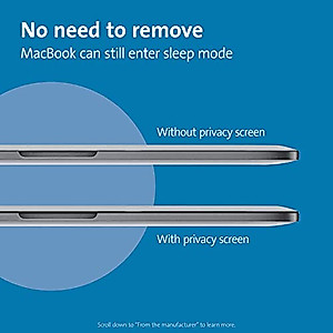 Kensington MP13 MacBook Magnetic Privacy Screen for 13.3" MacBook Pro and MacBook Air (except 13.6" M2 Air model) (K64490WW)