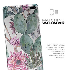 DesignSkinz Summer Watercolor Floral v2 Protective Vinyl Decal Wrap Skin Cover Compatible with The Samsung Galaxy S20 (Screen Trim & Back Glass Skin)