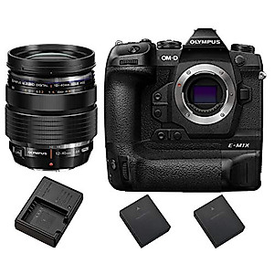 Olympus OM-D E-M1X Mirrorless Digital Camera Body + Olympus M. Zuiko Digital ED 12-40mm f/2.8 PRO Lens