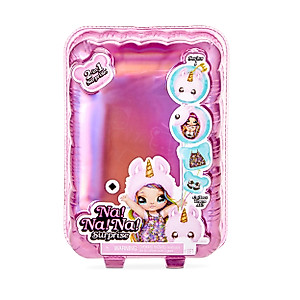 MGA Entertainment Na! Na! Na! Surprise 2-in-1 Fashion Doll & Plush Pom with Confetti Balloon Unboxing, Multicolor (Styles May Vary)