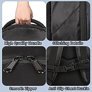 OMFUNS Sugar Skull Custom Name School Backpack for Boy Girl Teen St. Patrick's Day Personalized Student Bookbag for Primary Junior College Customized Laptop Backpack for Men Women