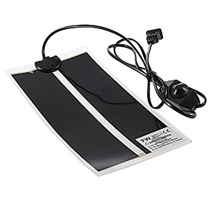Giveme5 Upgrade US Plug 110V Reptile Heating Pad Reptile Under Tank Warmer Mat Heat Mat with Temperature Controller (7W 5.9x11)