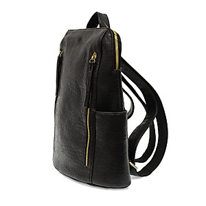 Joy Susan Black Raegan Double Zip Backpack